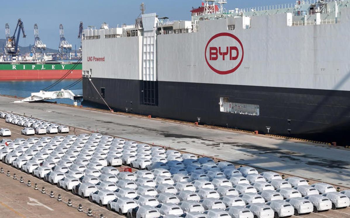 Rumbo a Europa: El primer barco de coches de BYD zarpa de Zhenzen Rumbo a Europa: El primer barco de coches de BYD zarpa de Zhenzen